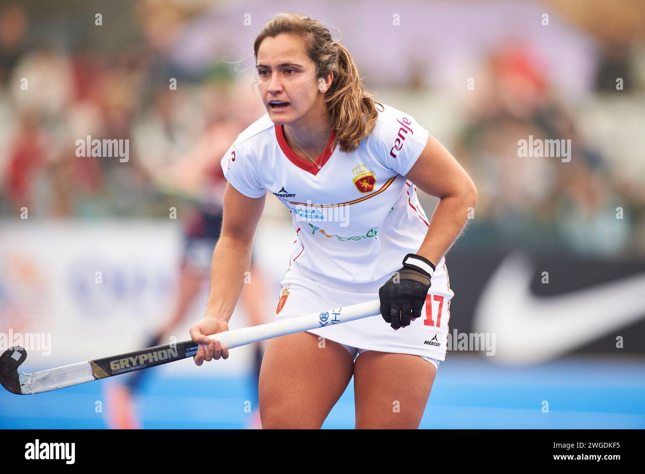 Lola Riera Zuzuarregui from Spain Team in action during the FIH Hockey ...