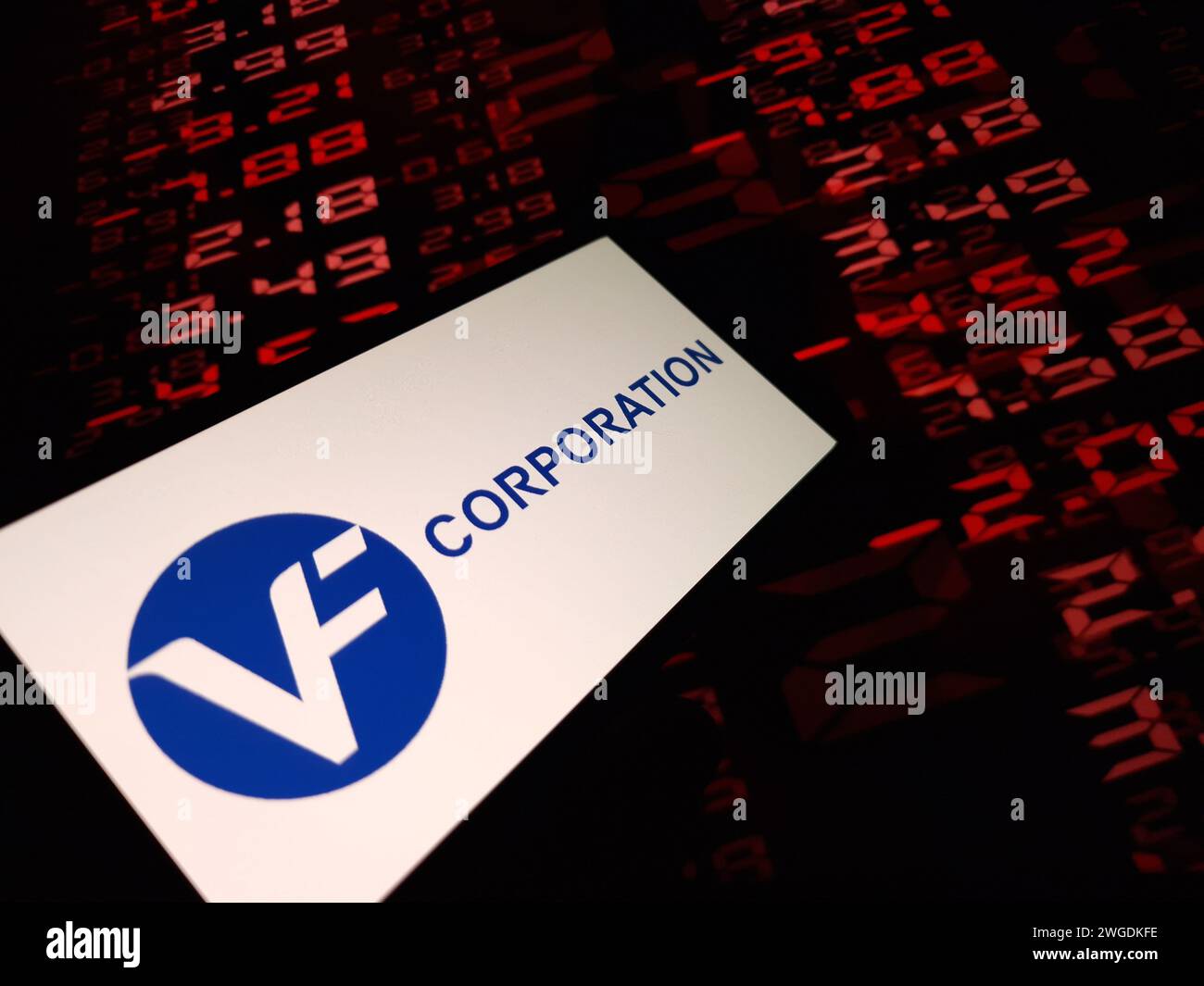 Konskie, Poland - January 31, 2024: VF Corporation company logo ...