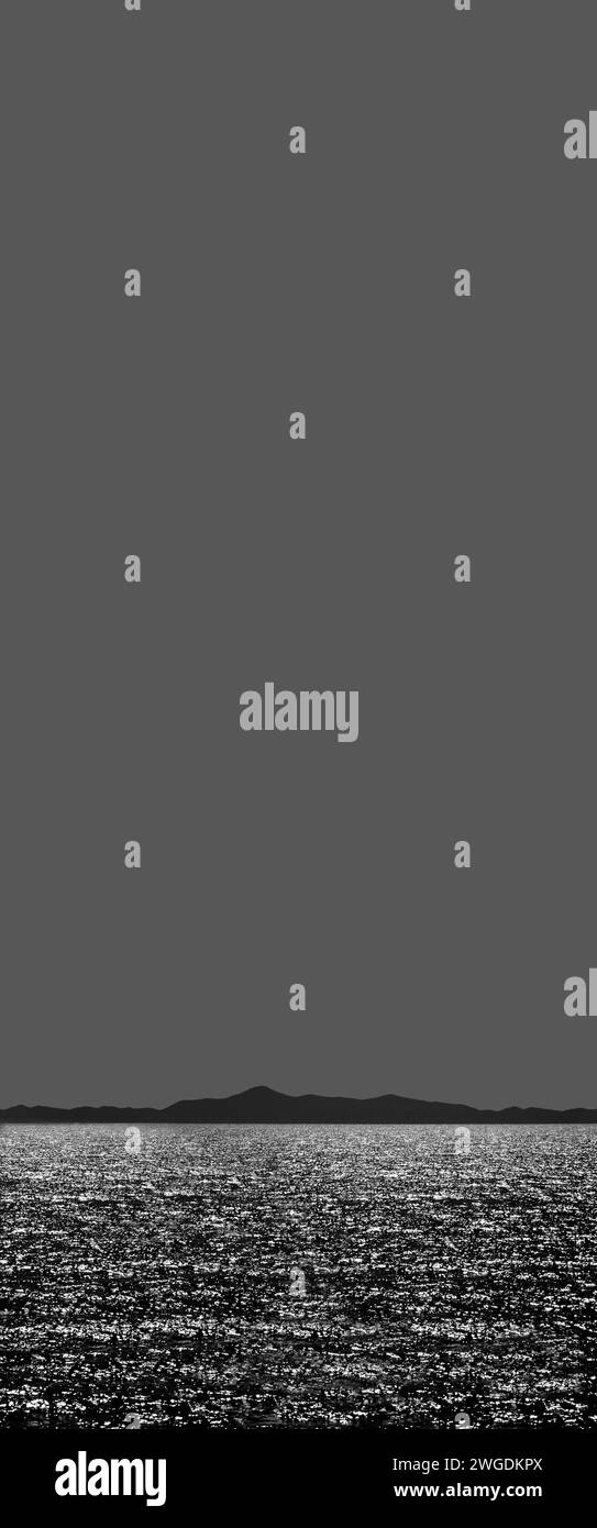 Mediterranean scene shore sea Black and White Stock Photos & Images - Alamy