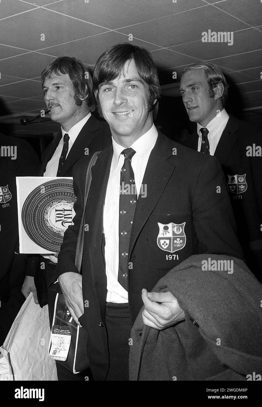File photo dated 17-08-1971 of Barry John (foreground), one of the ...