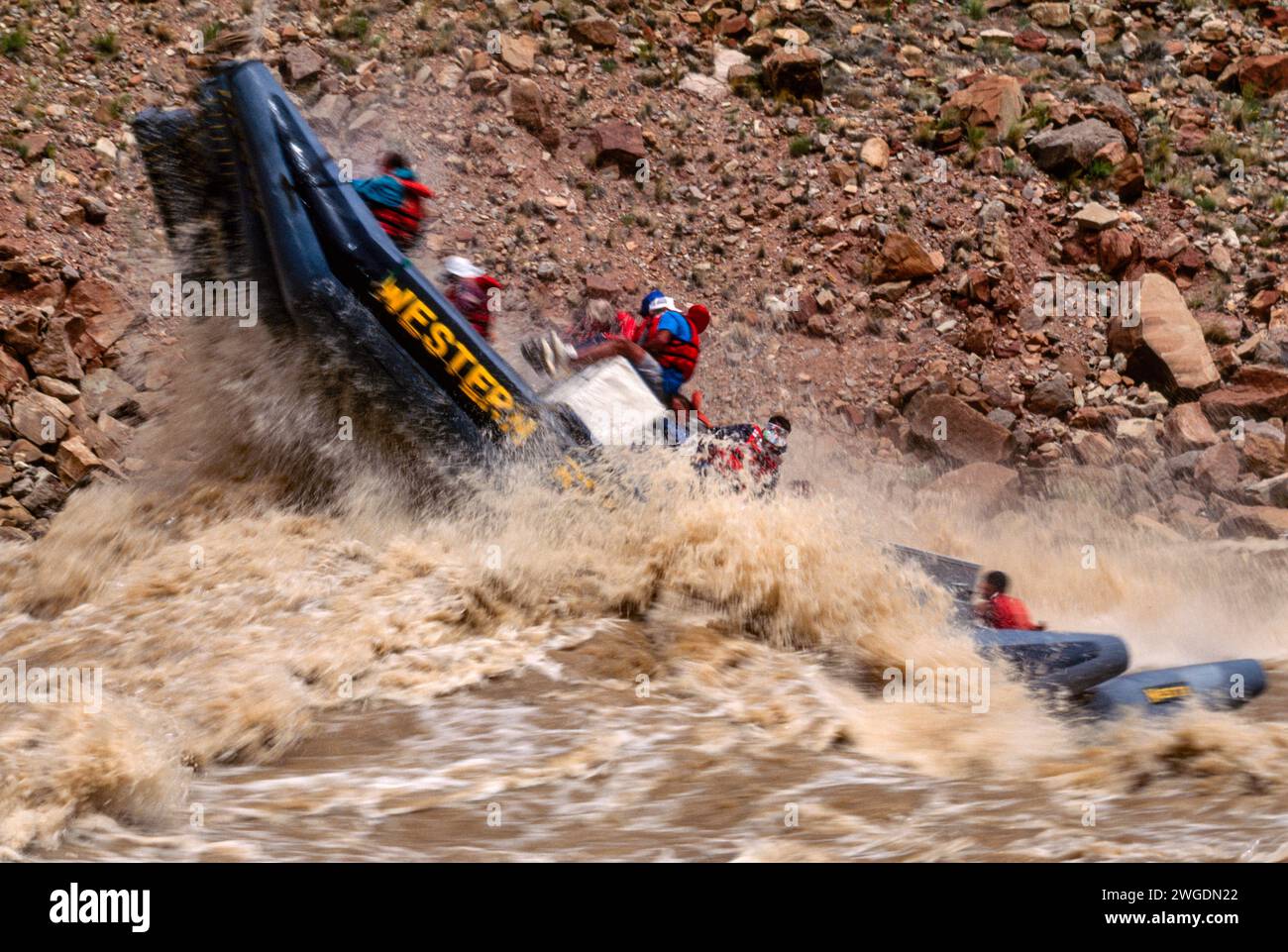 Running Big Drop 2 (Little Niagra) on the Colorado River in Cataract ...