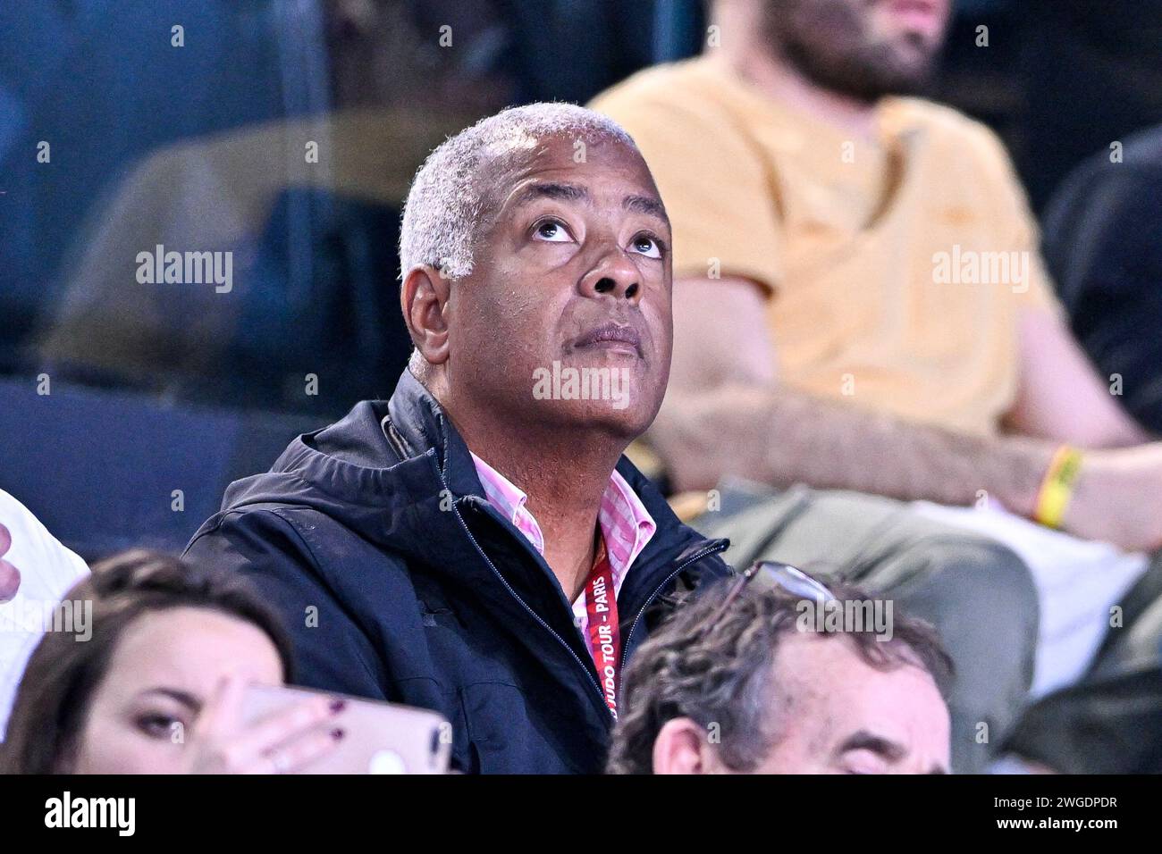 Moise Riner father of Teddy Riner during the Paris Grand Slam 2024 IJF ...