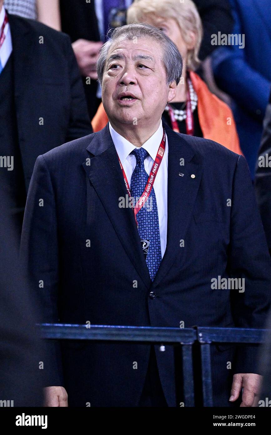 Haruki Uemura of Japan during the Paris Grand Slam 2024 IJF World Judo Tour event at Accor Arena ...