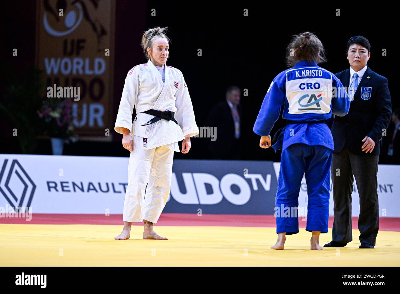 Lucy Renshall during the Paris Grand Slam 2024 IJF World Judo Tour ...