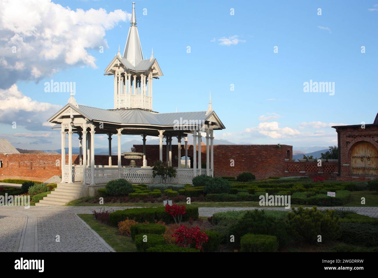 Flowerbed in rabati castle georgia hi-res stock photography and images ...