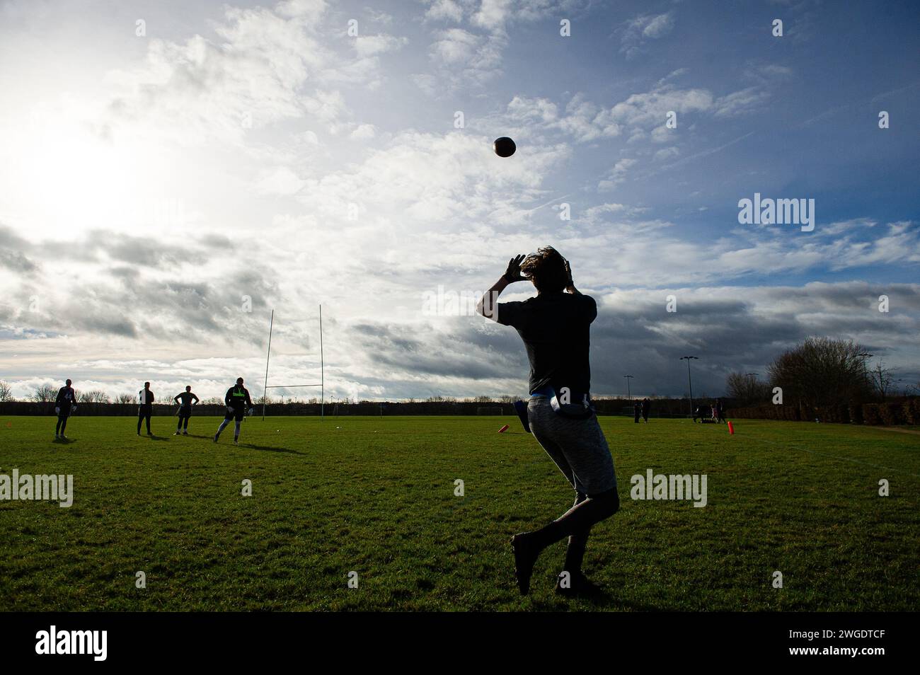 Northants Titans Sunday training - American flag football team ...