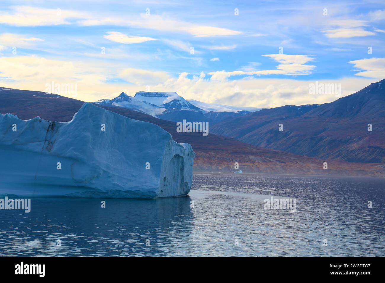 Arctic, Icebergs in Uummannaq Fjord, Greenland, Denmark Stock Photo - Alamy