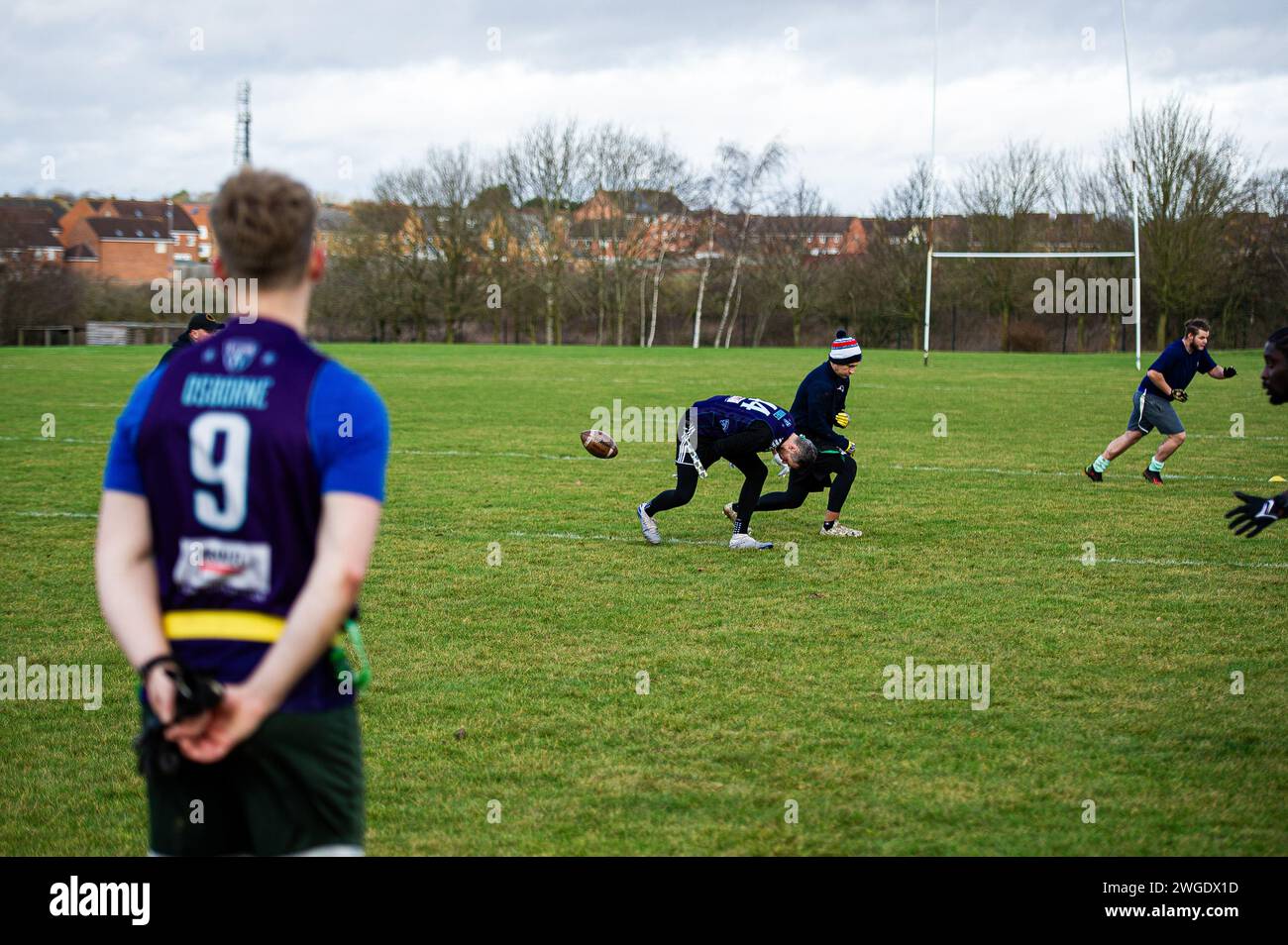 Northants Titans Sunday training - American flag football team ...