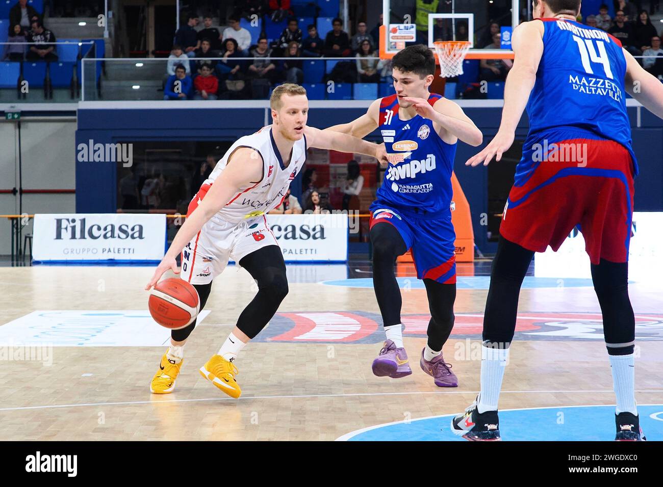 Milan, Italy. 04th Feb, 2024. Andrea Amato (Wegreenit Urania Basket ...