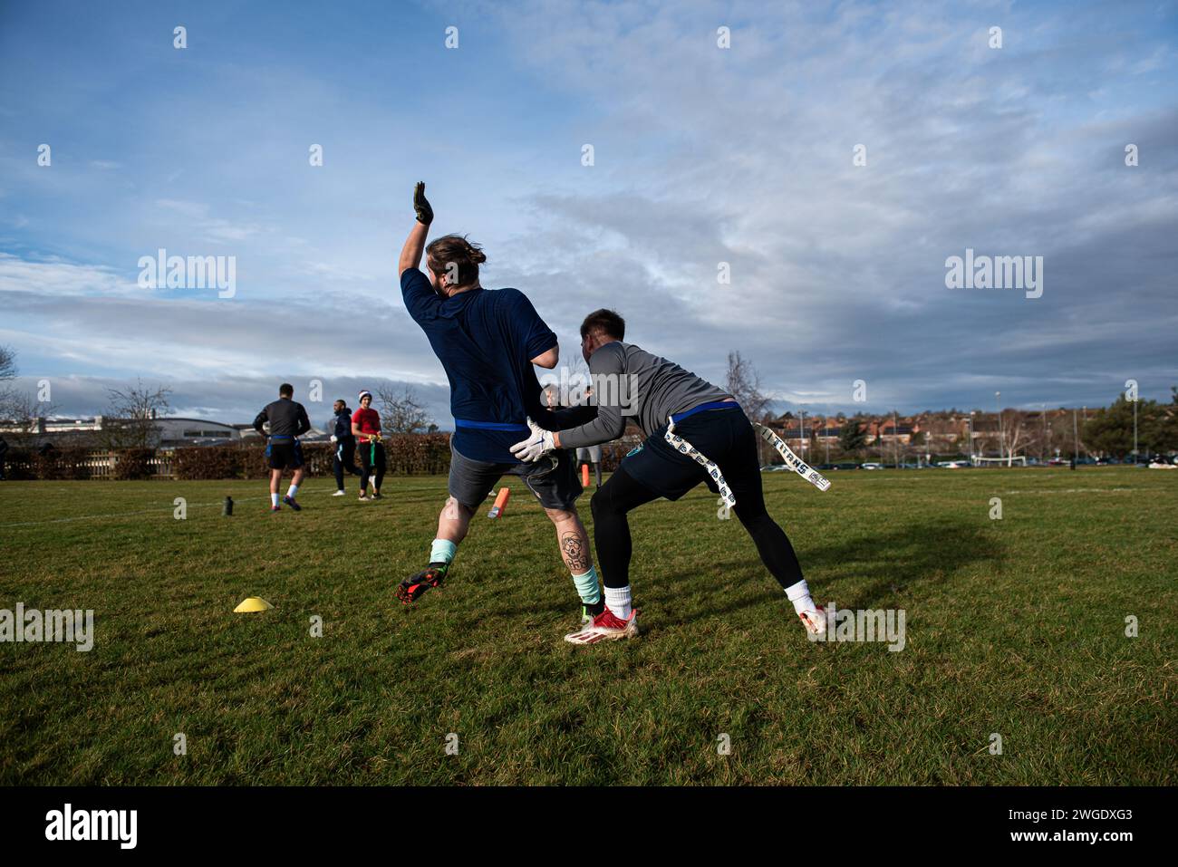 Northants Titans Sunday training - American flag football team ...