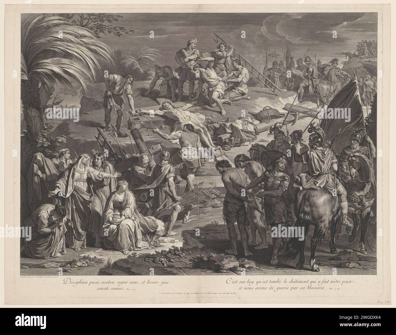 Confirmation of the Cross, Jean Baptiste de Poilly, After Nicolas de Poilly (I), 1679 - 1728 ...