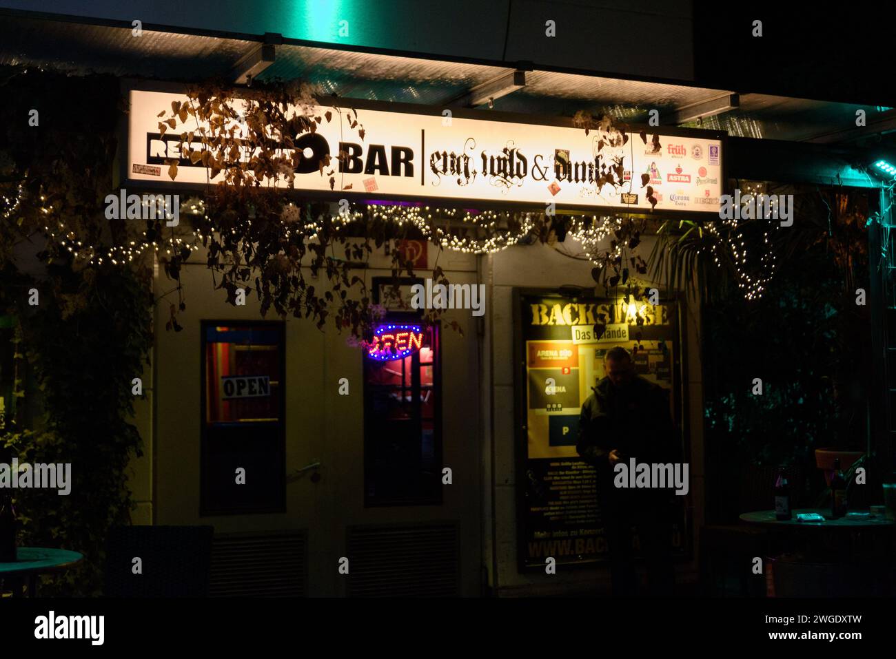 Munich, Germany. 02nd Feb, 2024. Reitknecht Bar before the Burning ...