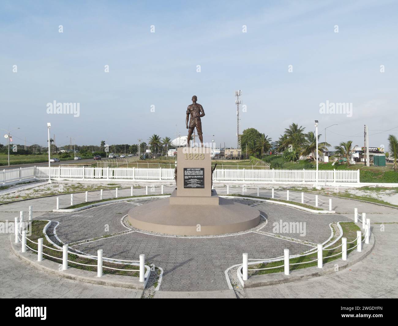 1823 monument guyana hi-res stock photography and images - Alamy