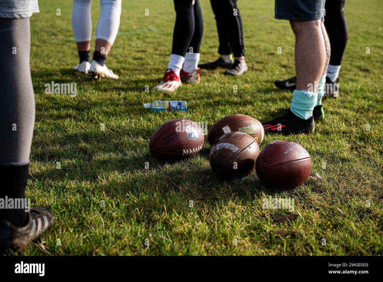 Northants Titans Sunday training - American flag football team ...