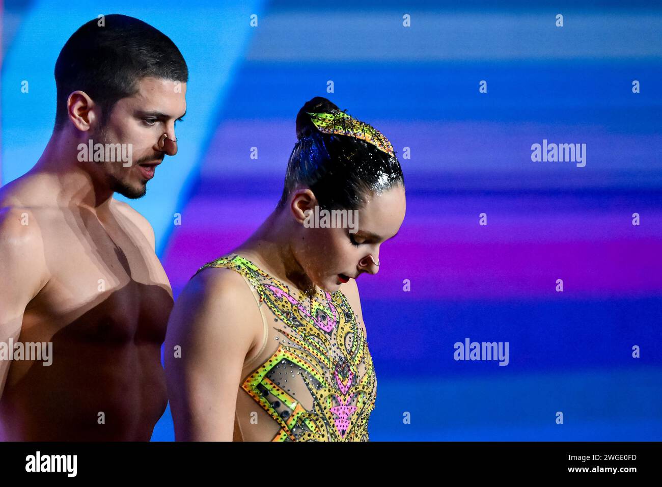 Doha, Qatar. 04th Feb, 2024. Giorgio Minisini and Susanna Pedotti of ...