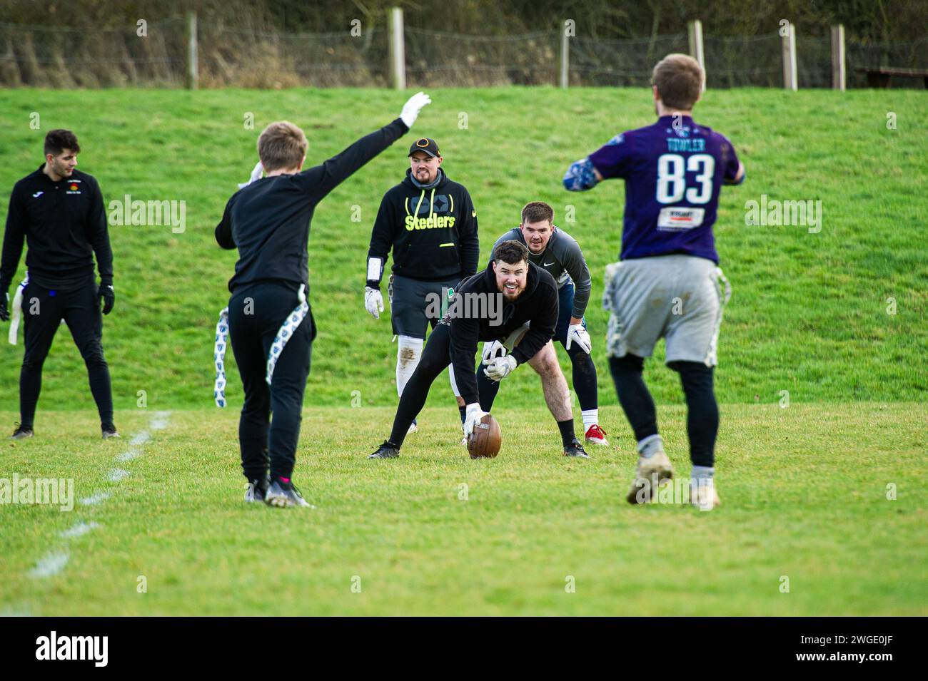 Northants Titans Sunday training - American flag football team ...