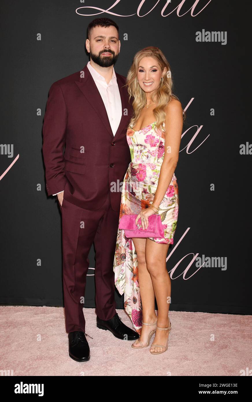 LOS ANGELES, CALIFORNIA - FEBRUARY 03: (L-R) Chris Howard and Lizzie ...