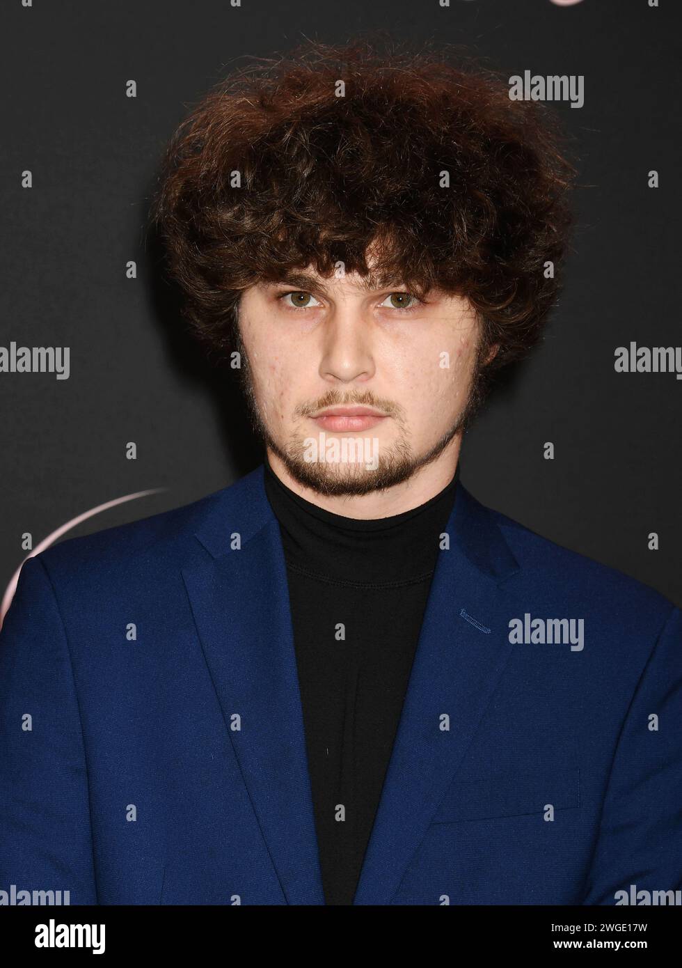 LOS ANGELES, CALIFORNIA - FEBRUARY 03: Richie Merritt arrives at the ...