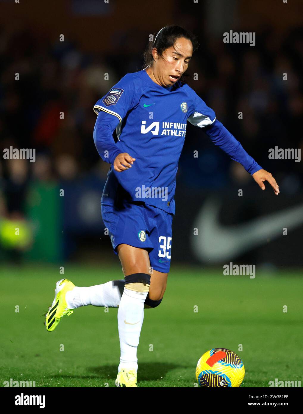 Chelsea's Mayra Ramirez in action during the Barclays Women's Super ...