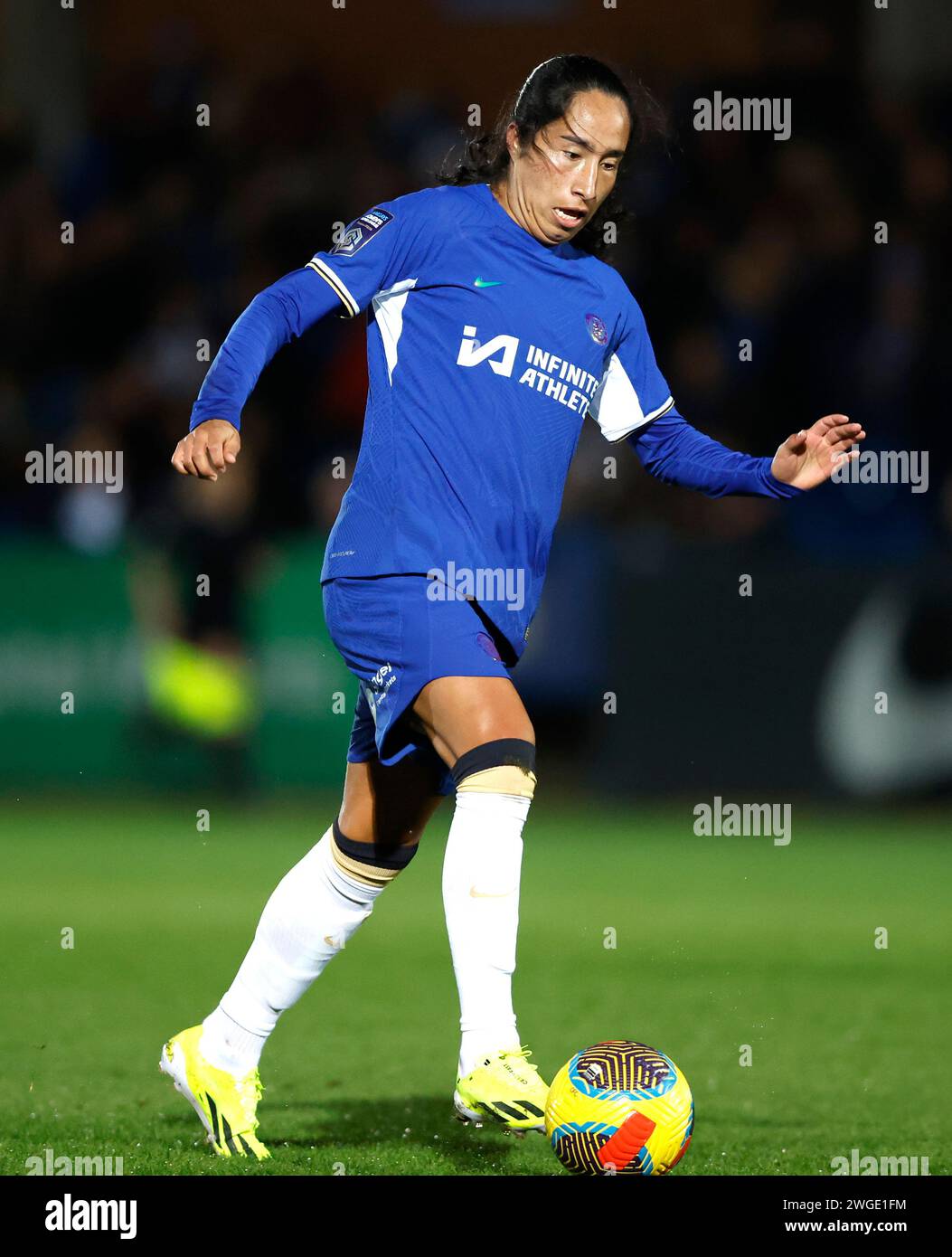 Chelsea's Mayra Ramirez in action during the Barclays Women's Super ...