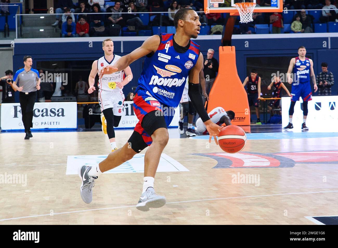 Milan, Italy. 04th Feb, 2024. C.J. Kelly (Novipiu Monferrato Basket ...