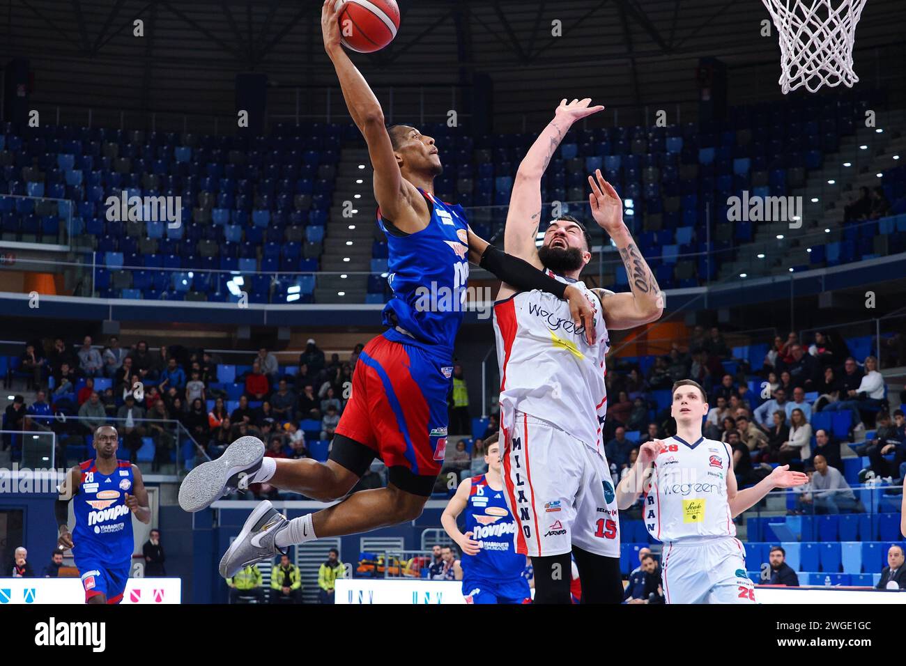 Milan, Italy. 04th Feb, 2024. C.J. Kelly (Novipiu Monferrato Basket ...