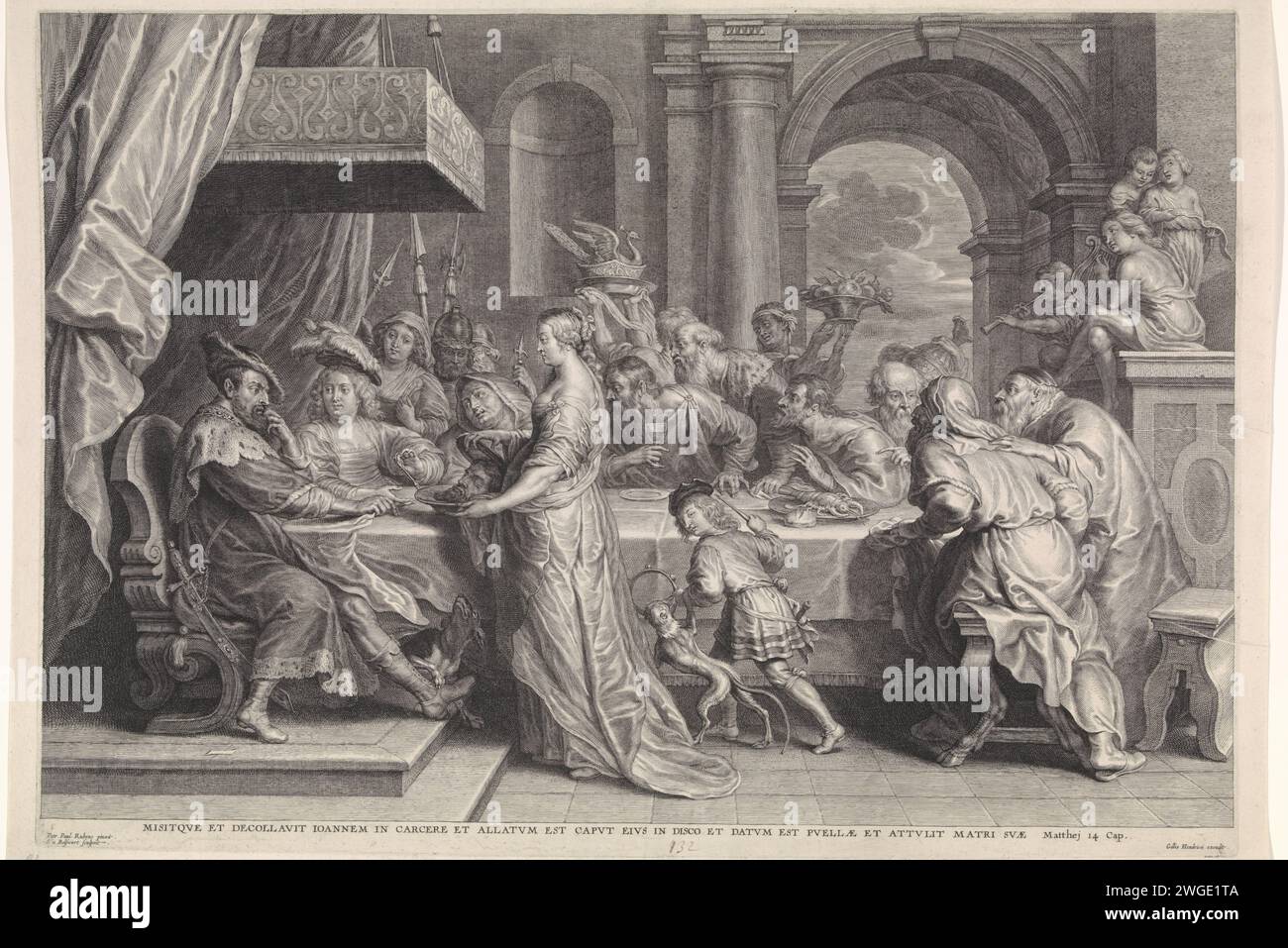 Salomé with the head of John the Baptist, Schelte Adamsz. Bolswert ...