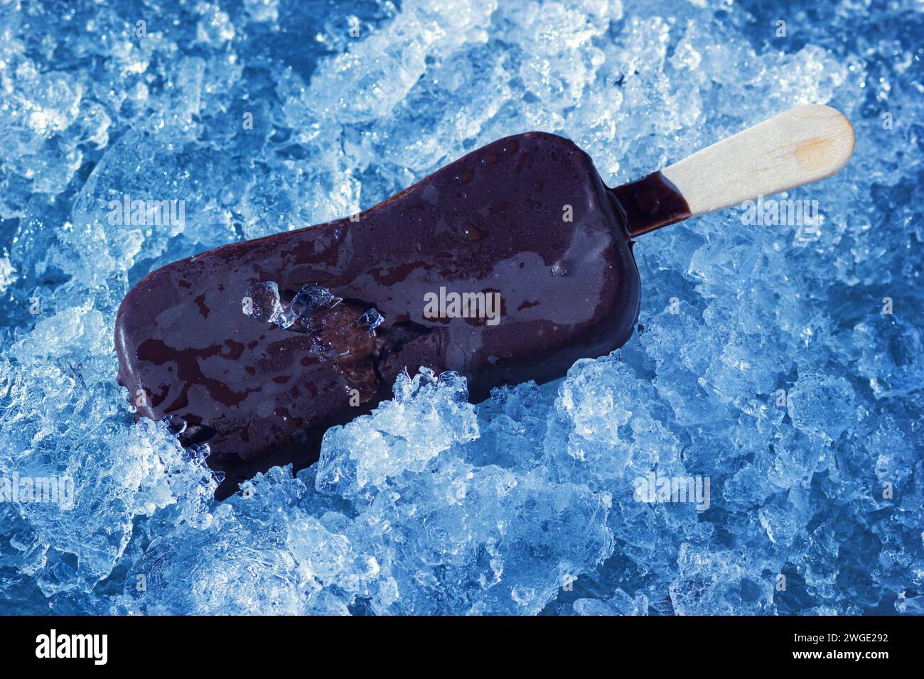 Melted ice cream bar hi-res stock photography and images - Alamy