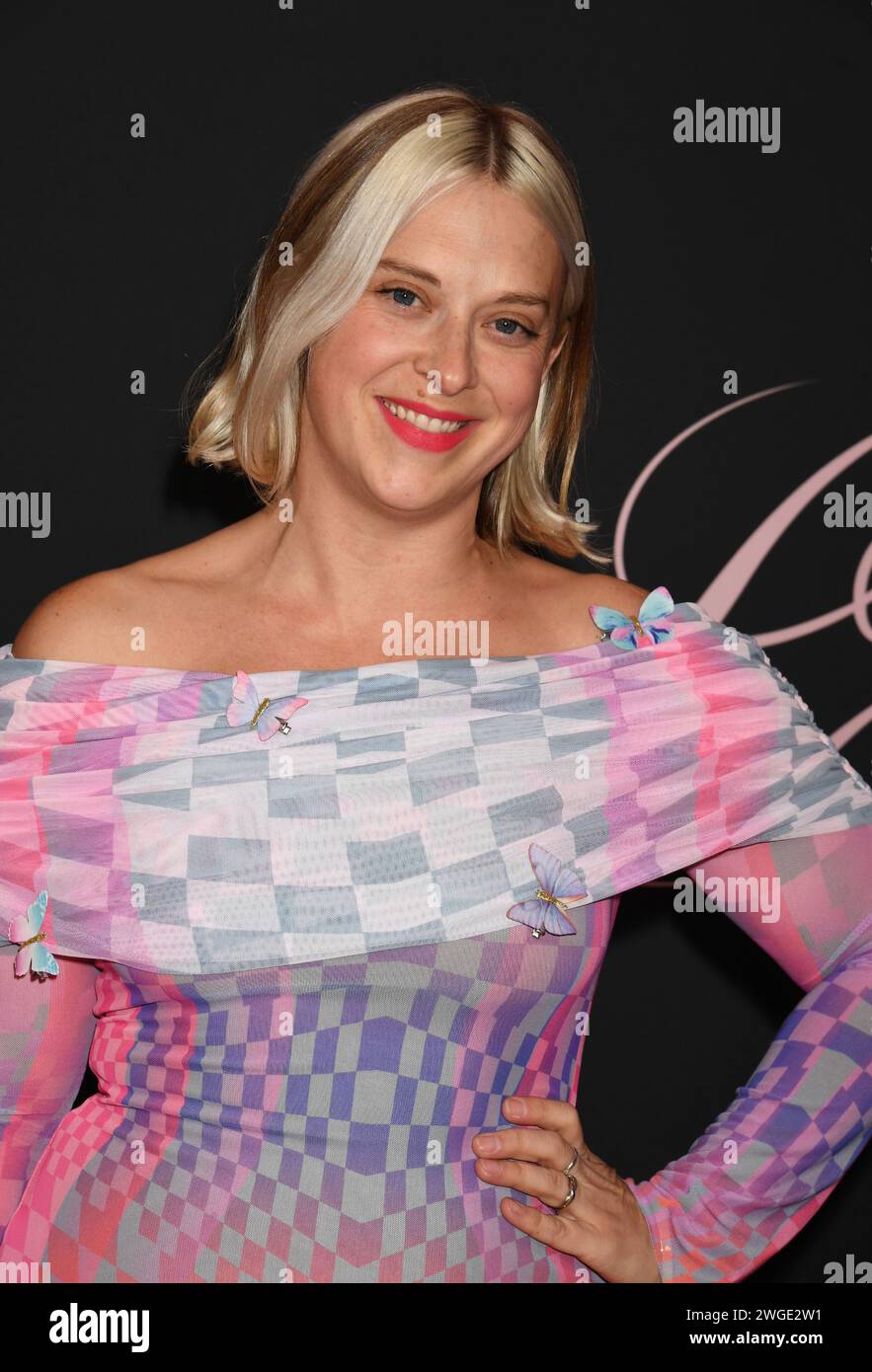 LOS ANGELES, CALIFORNIA - FEBRUARY 03: Megan Mantia arrives at the ...