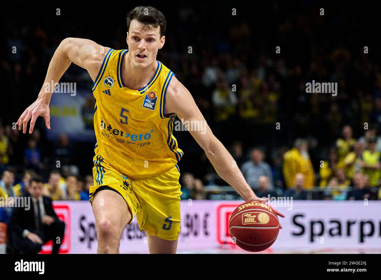 Berlin, Deutschland. 04th Feb, 2024. Yanni Wetzell (Alba Berlin, #05 ...