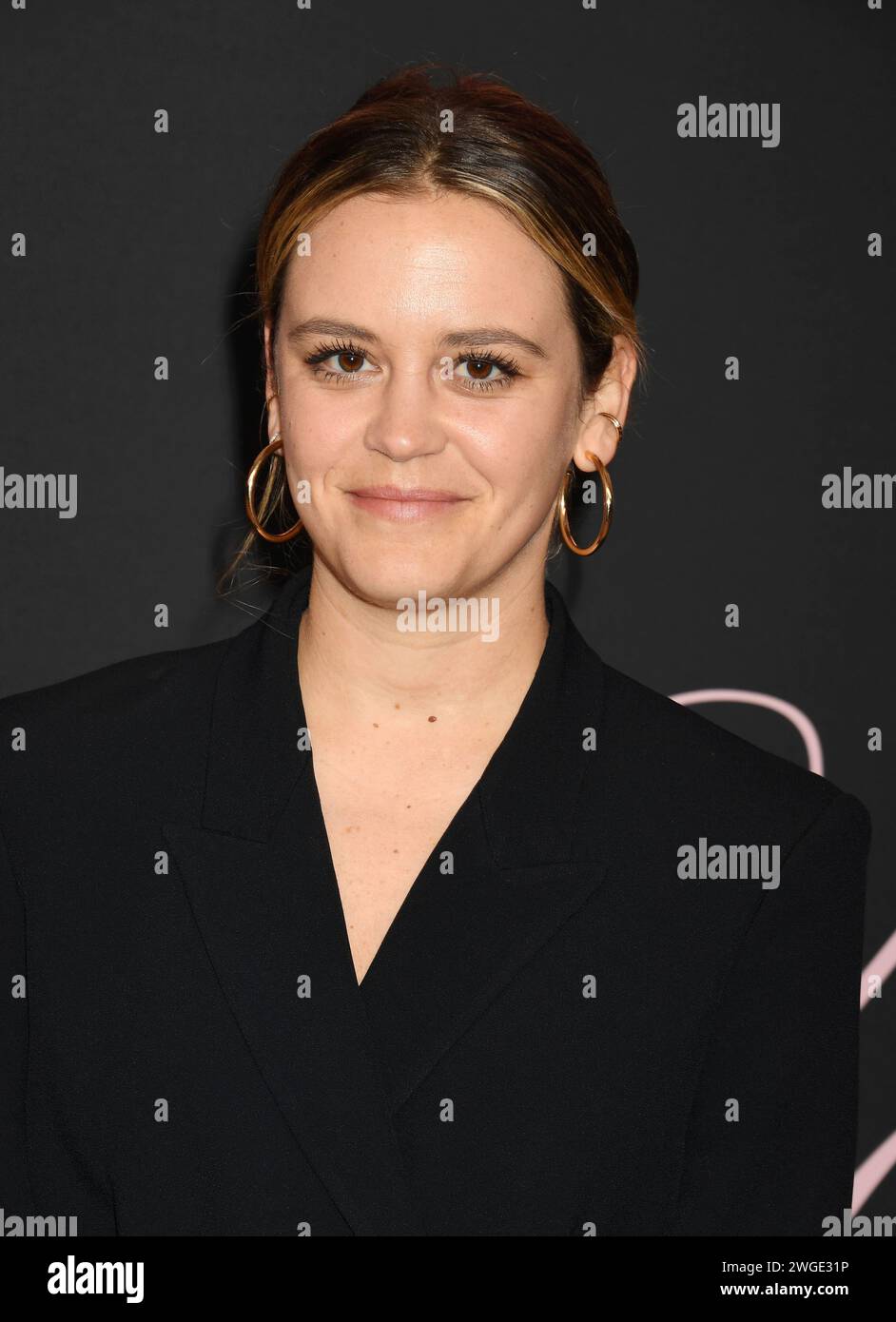 LOS ANGELES, CALIFORNIA - FEBRUARY 03: Madeline Leach arrives at the ...
