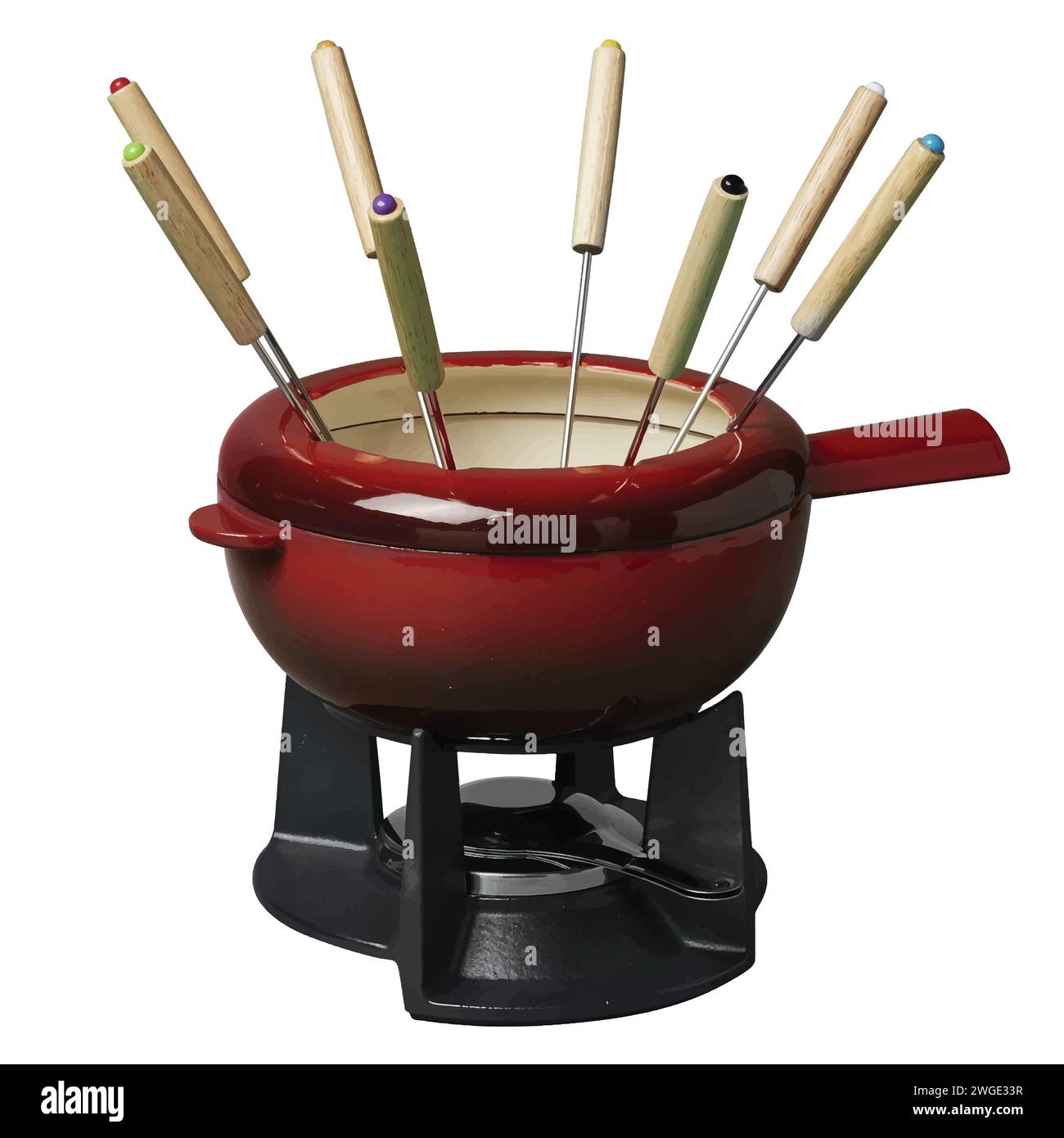 A ceramic table Stock Vector Images - Alamy