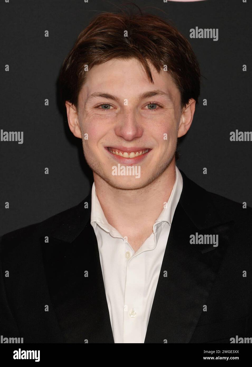 LOS ANGELES, CALIFORNIA - FEBRUARY 03: Benny Buckley arrives at the ...