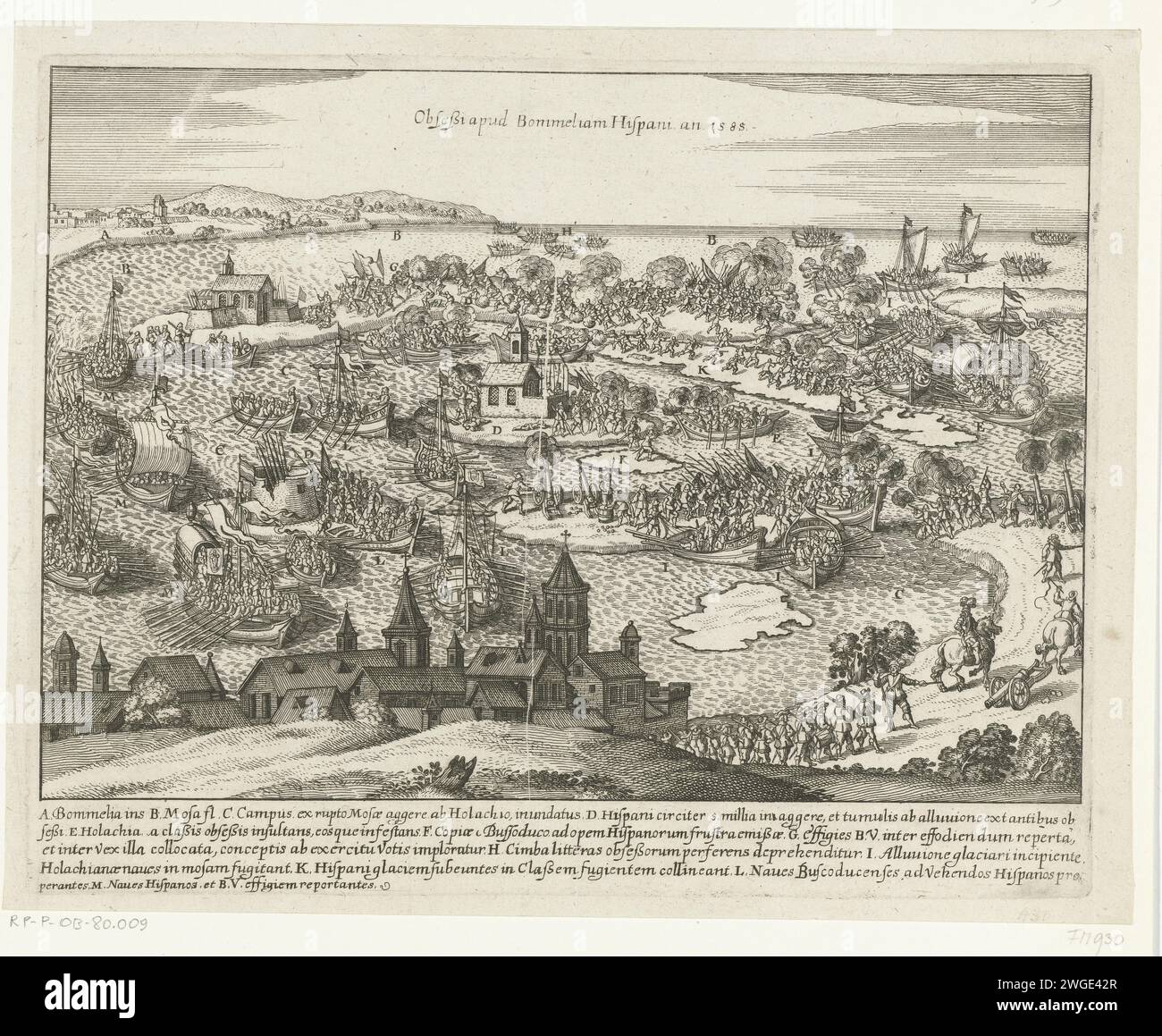 The Spaniards from the Bommelerwaard driven by the paving of the dikes ...