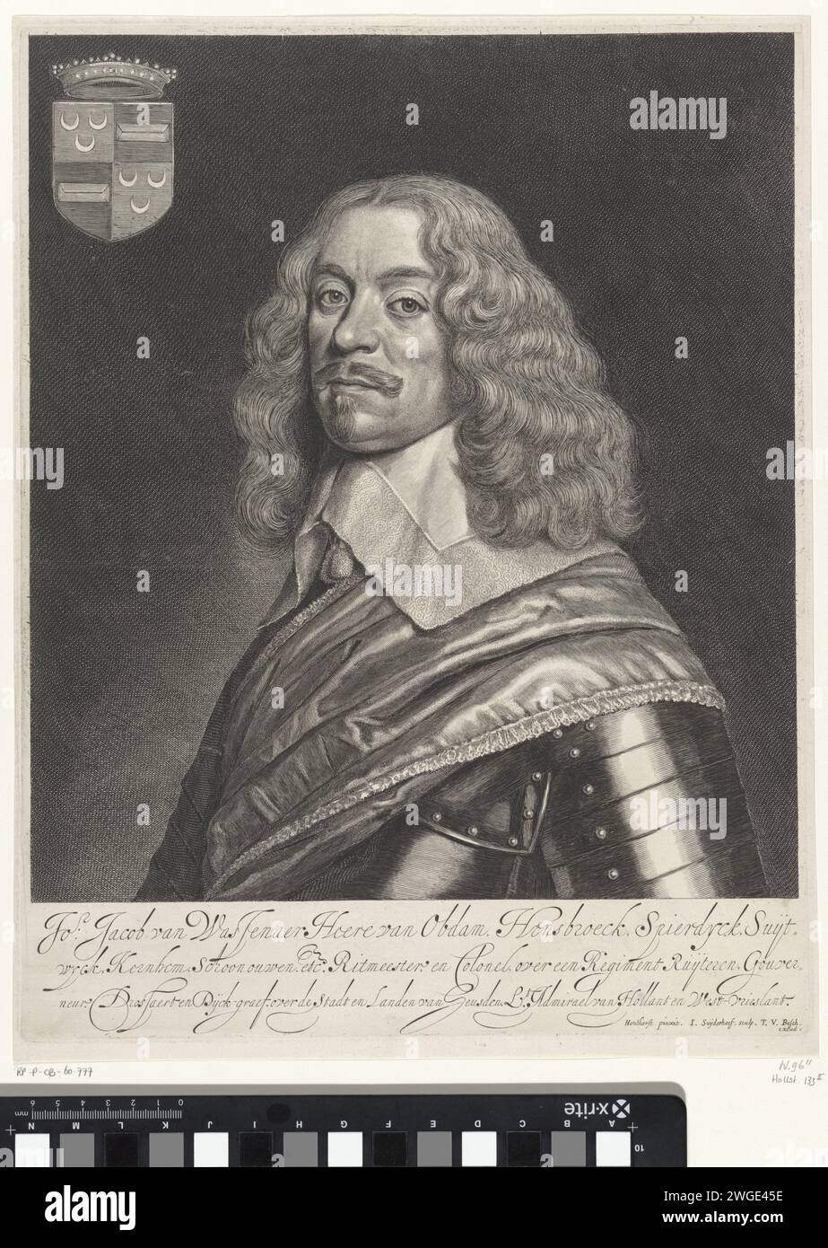 Portrait of Jacob Baron van Wassenaer Heer van Obdam, Jonas Suyderhoef ...