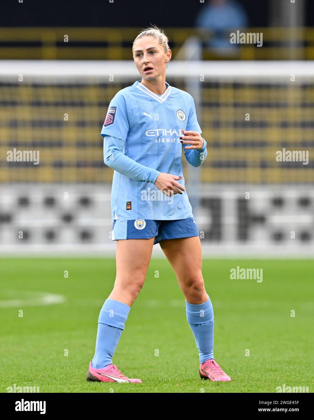 Laura Coombs of Manchester City Women, during the The FA Women's Super ...