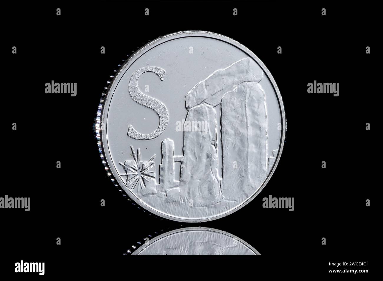 Letter s ten pence coin hi-res stock photography and images - Alamy
