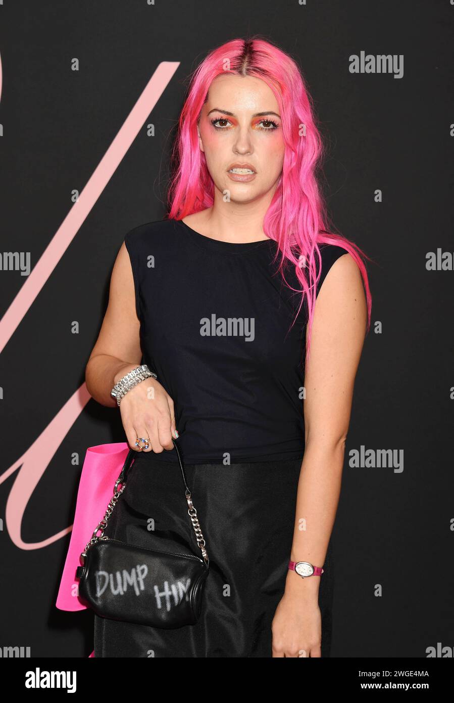 LOS ANGELES, CALIFORNIA - FEBRUARY 03: Nicole Reber arrives at the ...