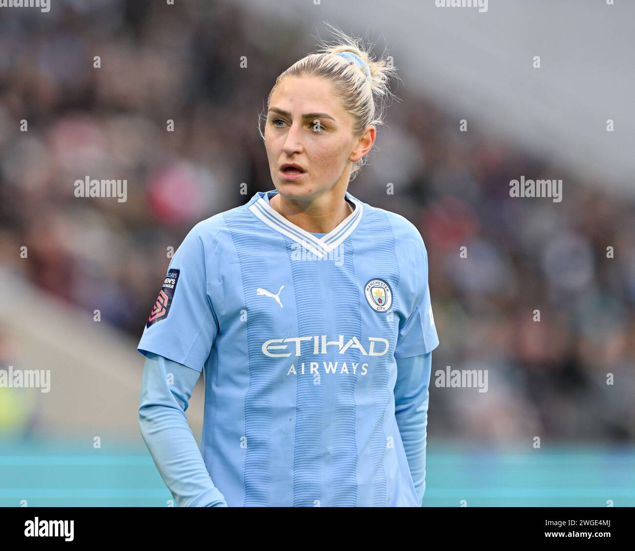 Laura Coombs of Manchester City Women, during the The FA Women's Super ...