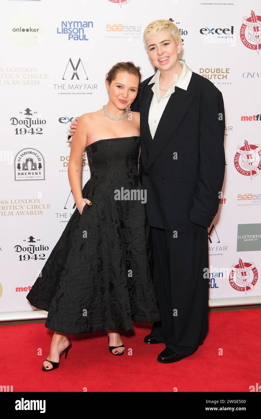 The Mayfair Hotel, London, UK. 4th Feb, 2024. Mia McKenna-Bruce and ...