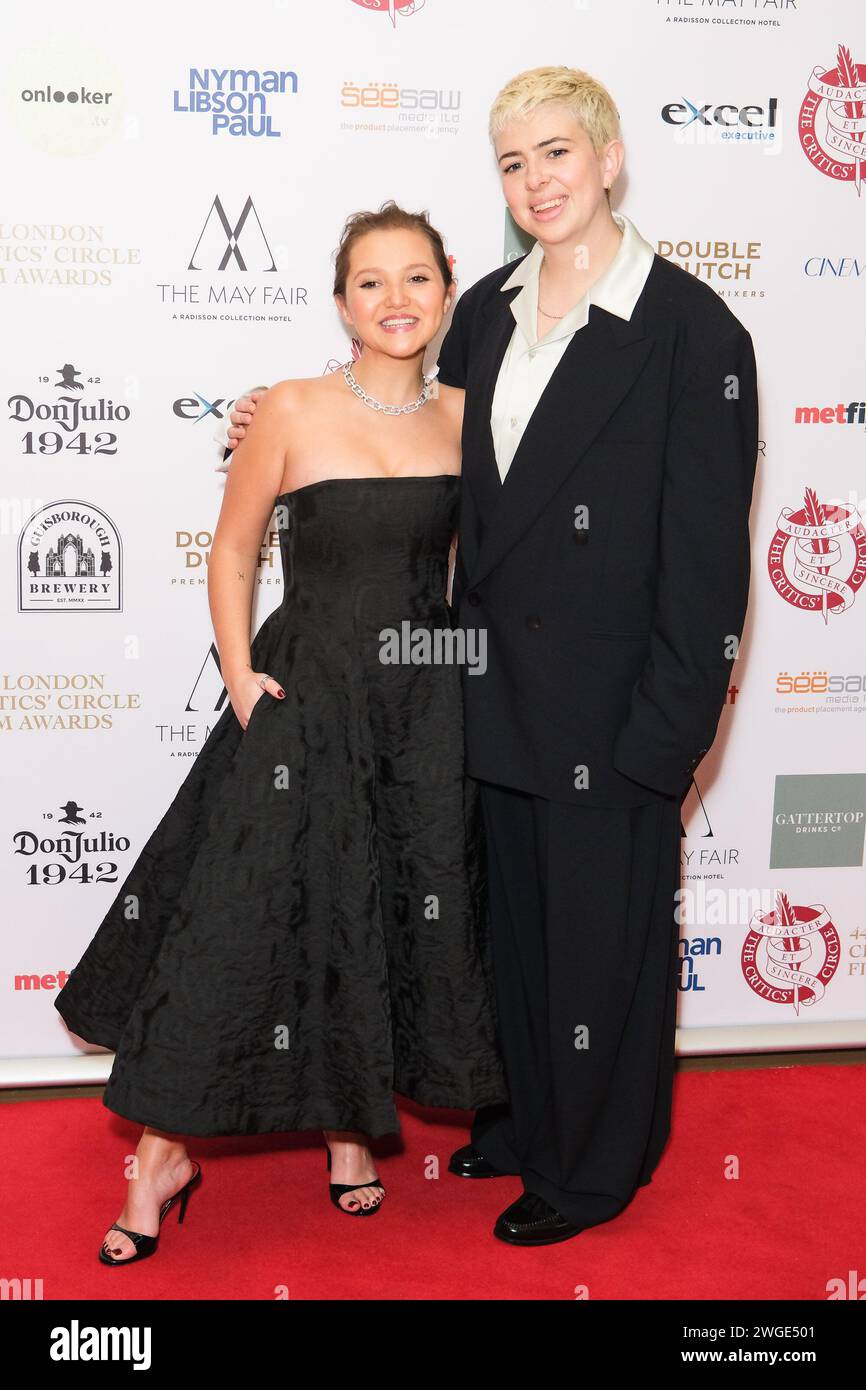 The Mayfair Hotel, London, UK. 4th Feb, 2024. Mia McKenna-Bruce and ...