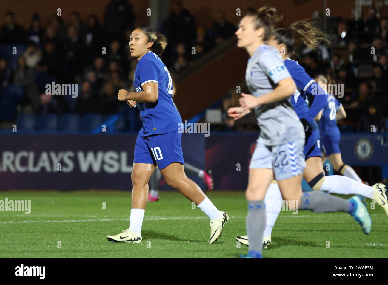 Kingsmeadow, Kingston, UK. 04th Feb, 2024. Lauren James (Chelsea 10 ...