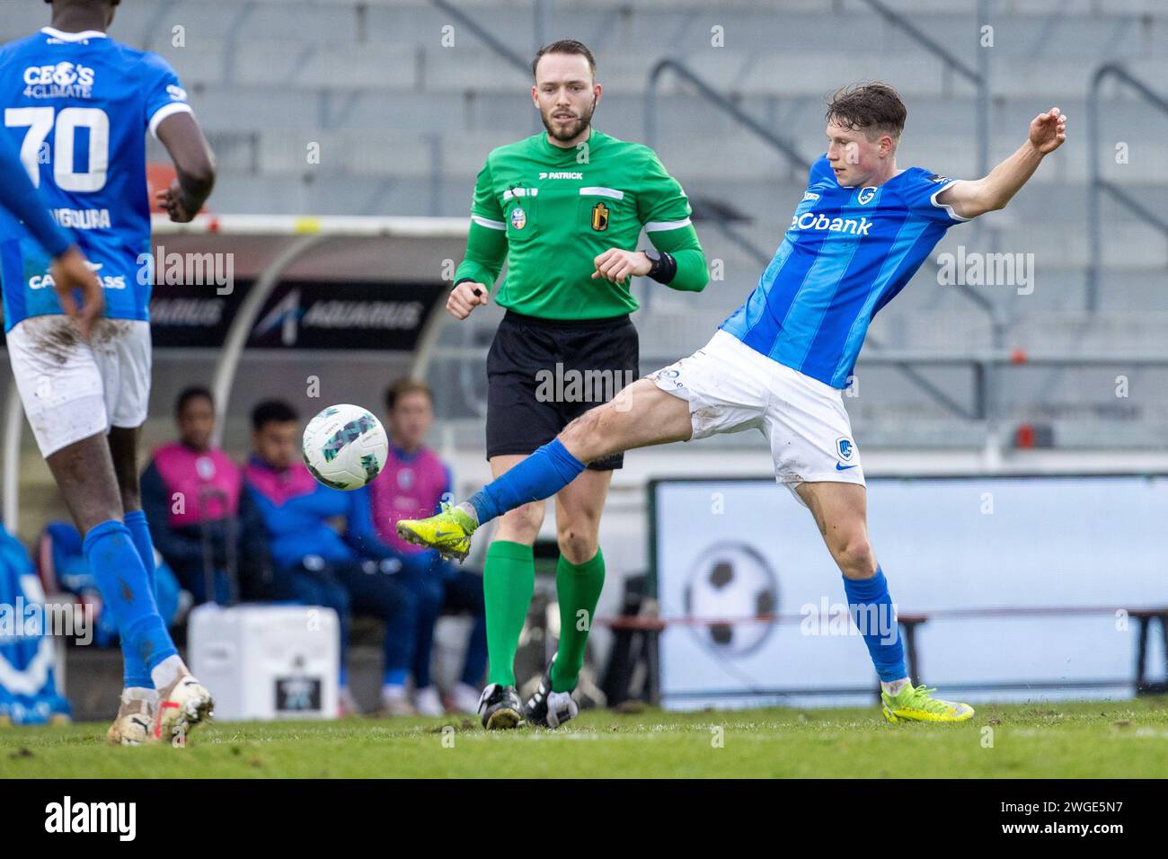 Seraing, Belgium. 04th Feb, 2024. Thomas Claes (68) of Jong ...