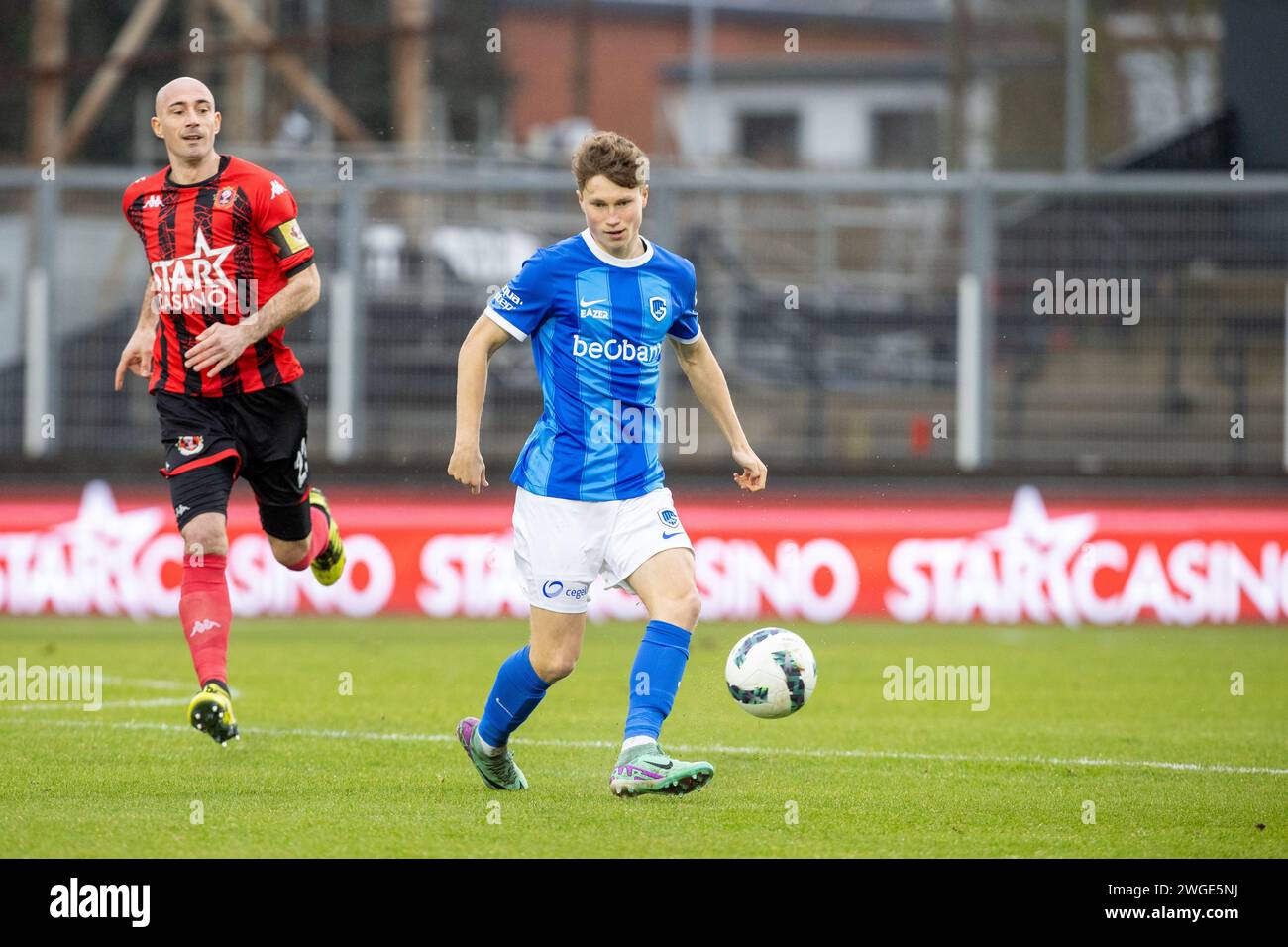 Seraing, Belgium. 04th Feb, 2024. Thomas Claes (68) of Jong Genk ...