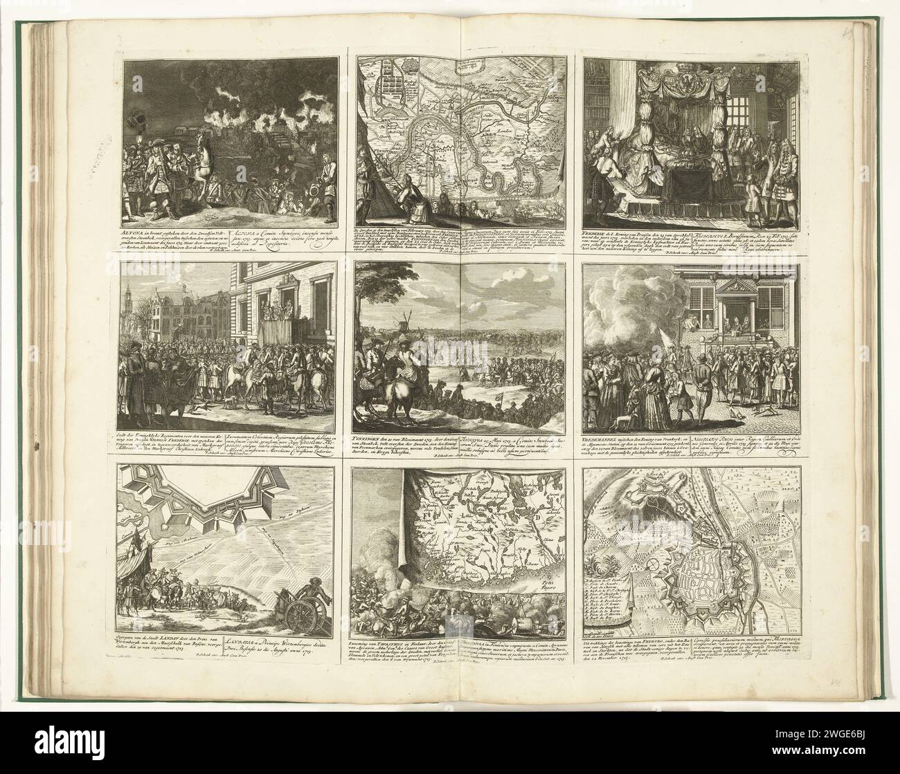 Schouwburg van den War (page XIV), 1713, 1720 - 1722 print Leaf with ...