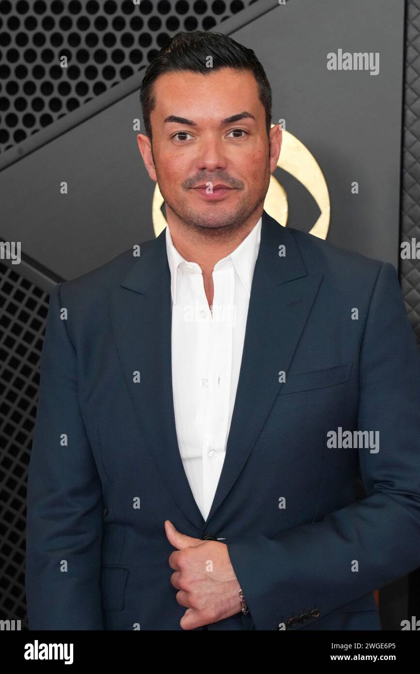 Anthony Allen Ramos arrives at the 66th annual Grammy Awards on Sunday ...