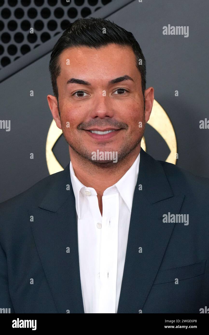 Anthony Allen Ramos arrives at the 66th annual Grammy Awards on Sunday ...