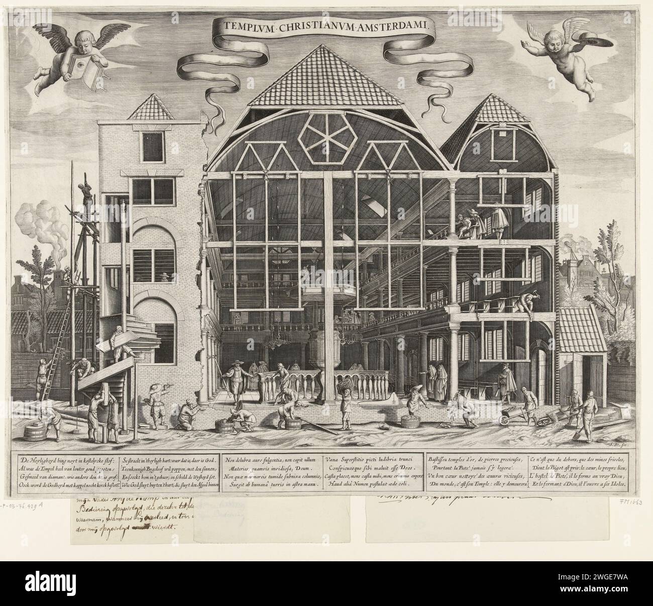 The Remonstrant (Arminian) church on the Keizersgracht in Amsterdam ...