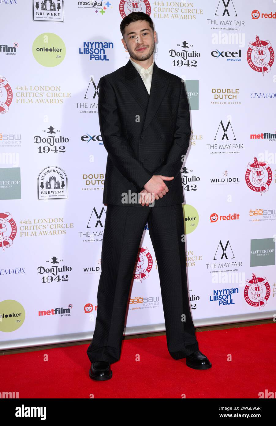 London, UK. February 4th, 2024. Samuel Bottomley arriving at 44th ...