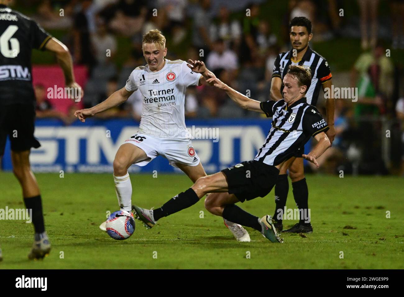 Leumeah, Australia. 04th Feb, 2024. Oscar James Moncrieff Priestman (L ...